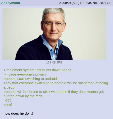 Anon reveals Tim Cook's master plan | Scrolller