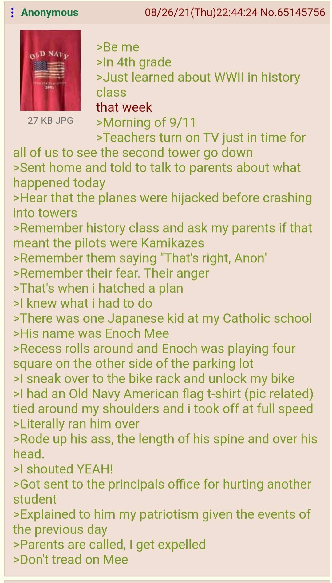 Anon talks about the Japanese | Scrolller