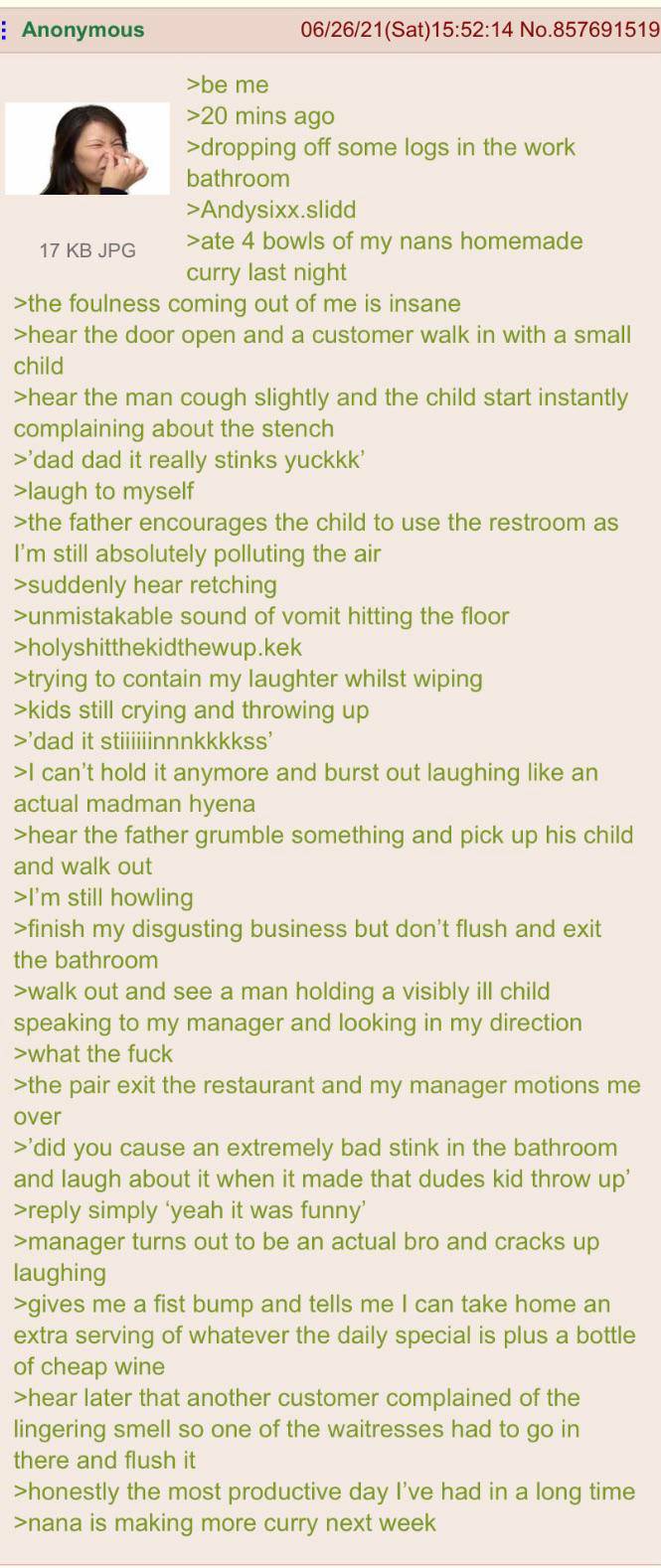 Anon uses the restroom | Scrolller