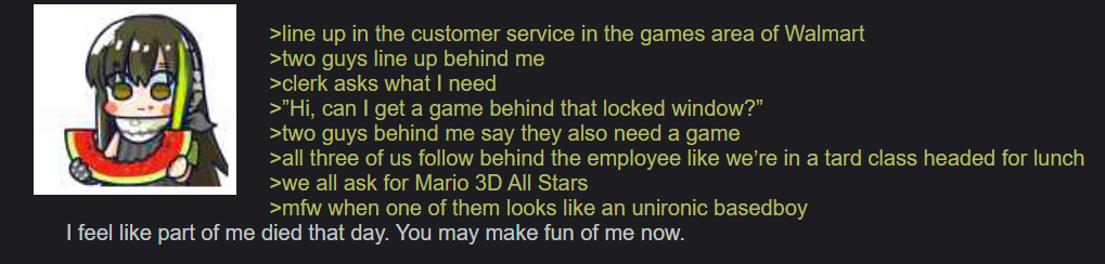 Anon witnesses a BasedBoy in the Wild | Scrolller