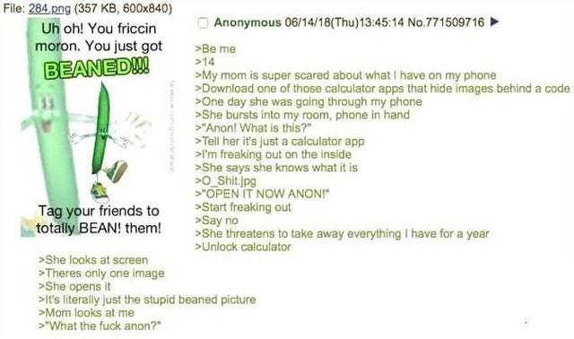Anon's mom get beaned | Scrolller