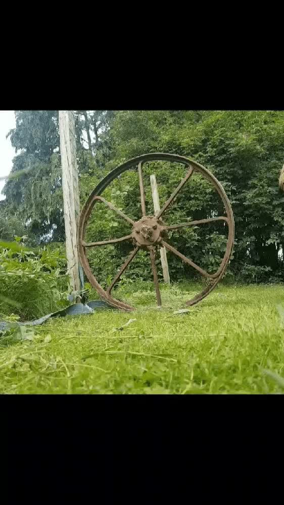 Another example of a wheel being used to remove a fence post | Scrolller