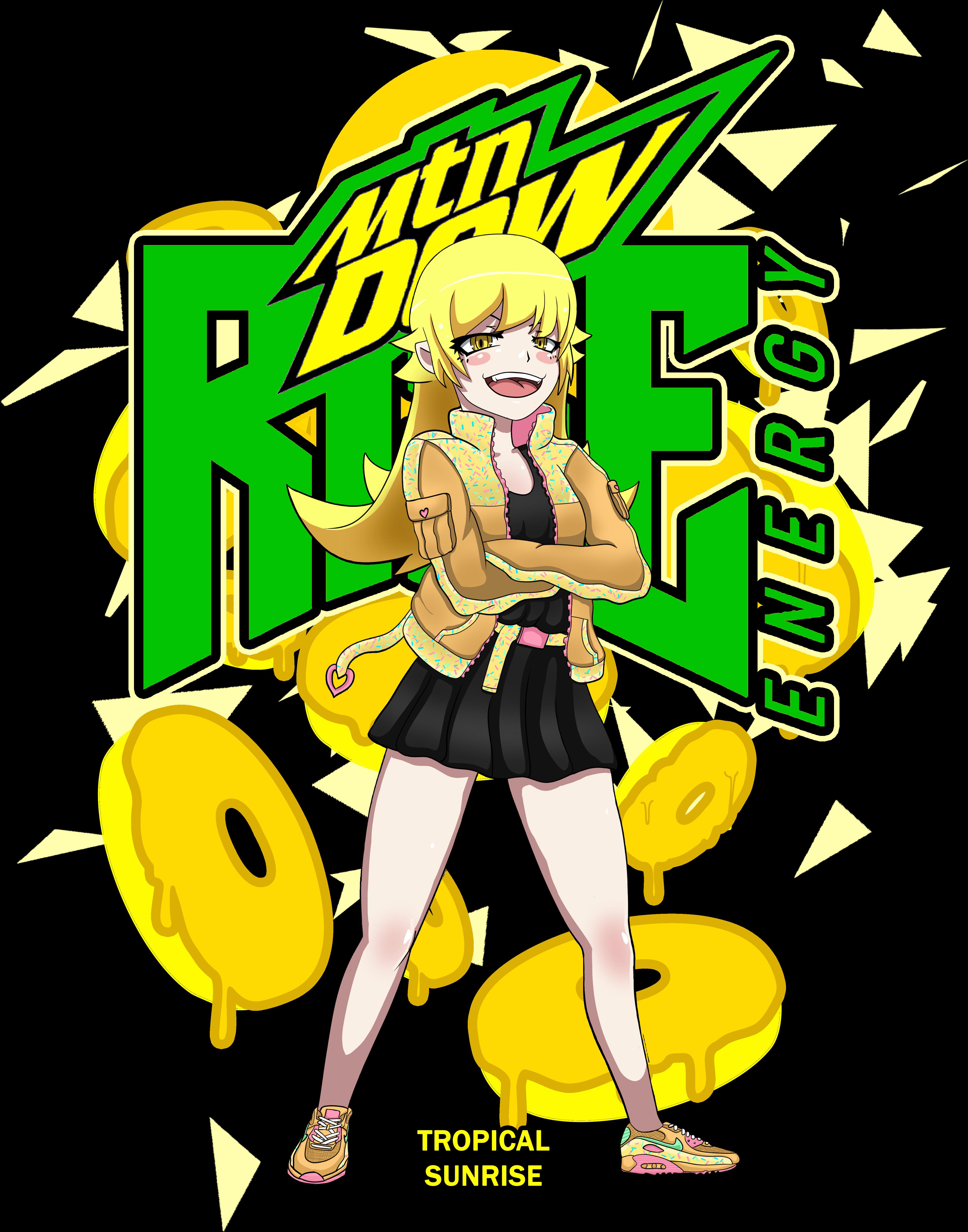 Another mtn dew waifu, Shinobu Ooshino! | Scrolller