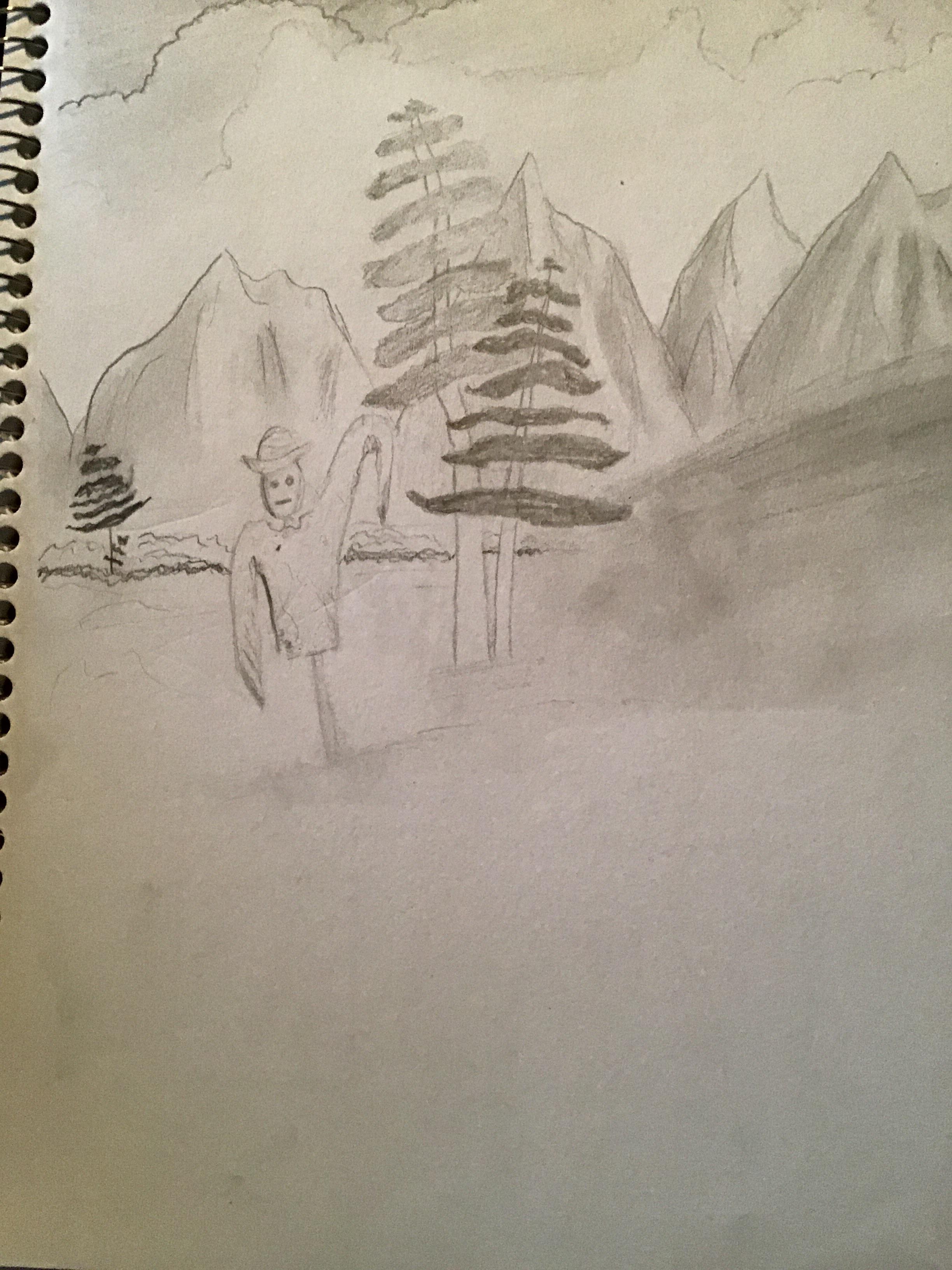 Another one of my first drawings any tips | Scrolller