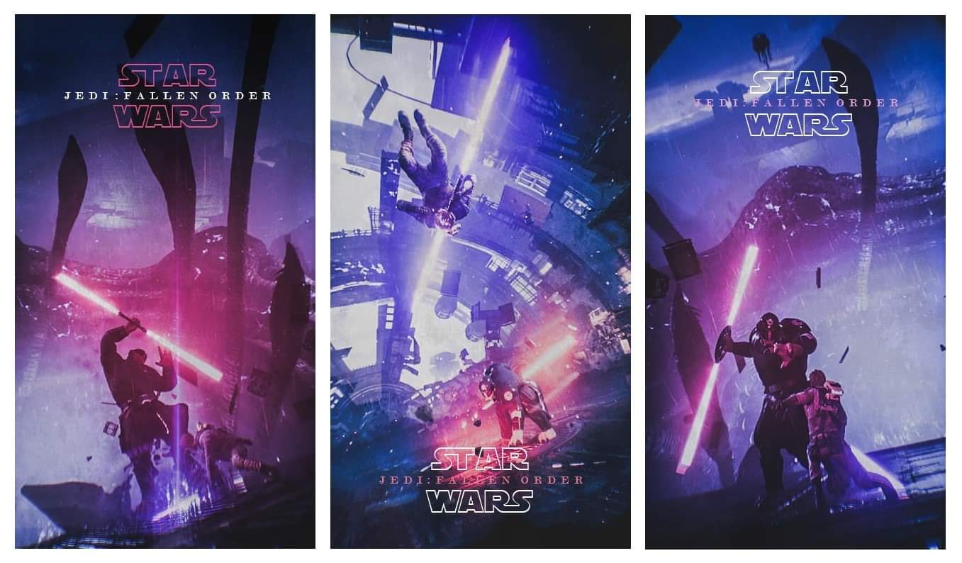Another Triptych of my Fallen Order Posters. | Scrolller