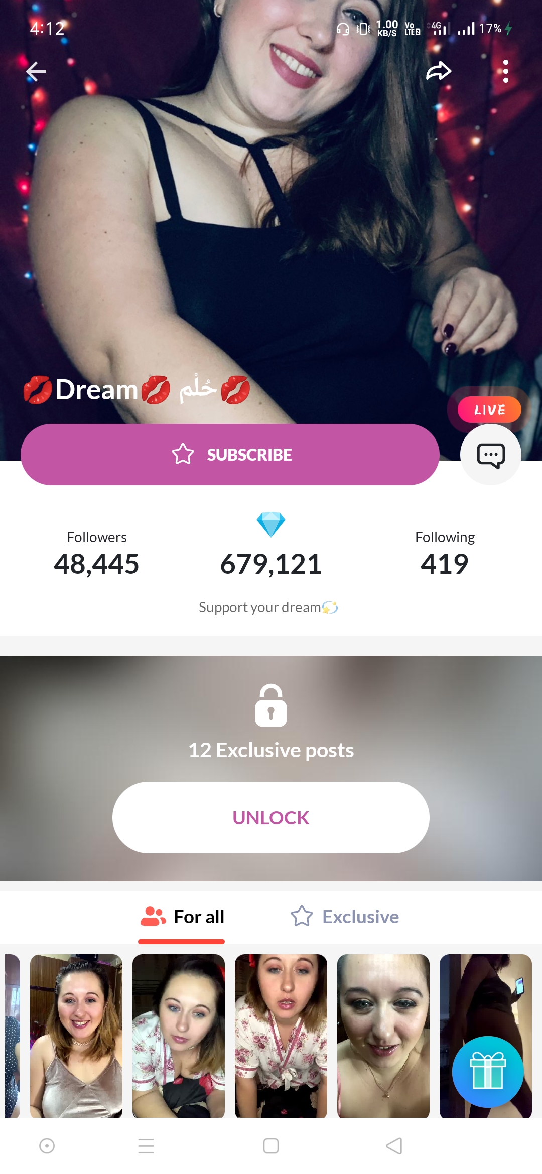 Anyone has exclusive | Scrolller