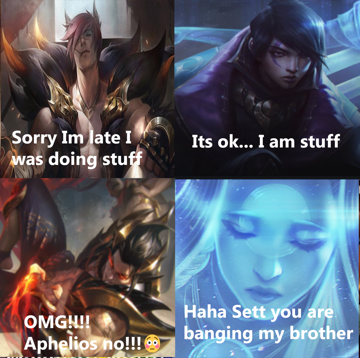 Aphelios nooo :flushed: | Scrolller