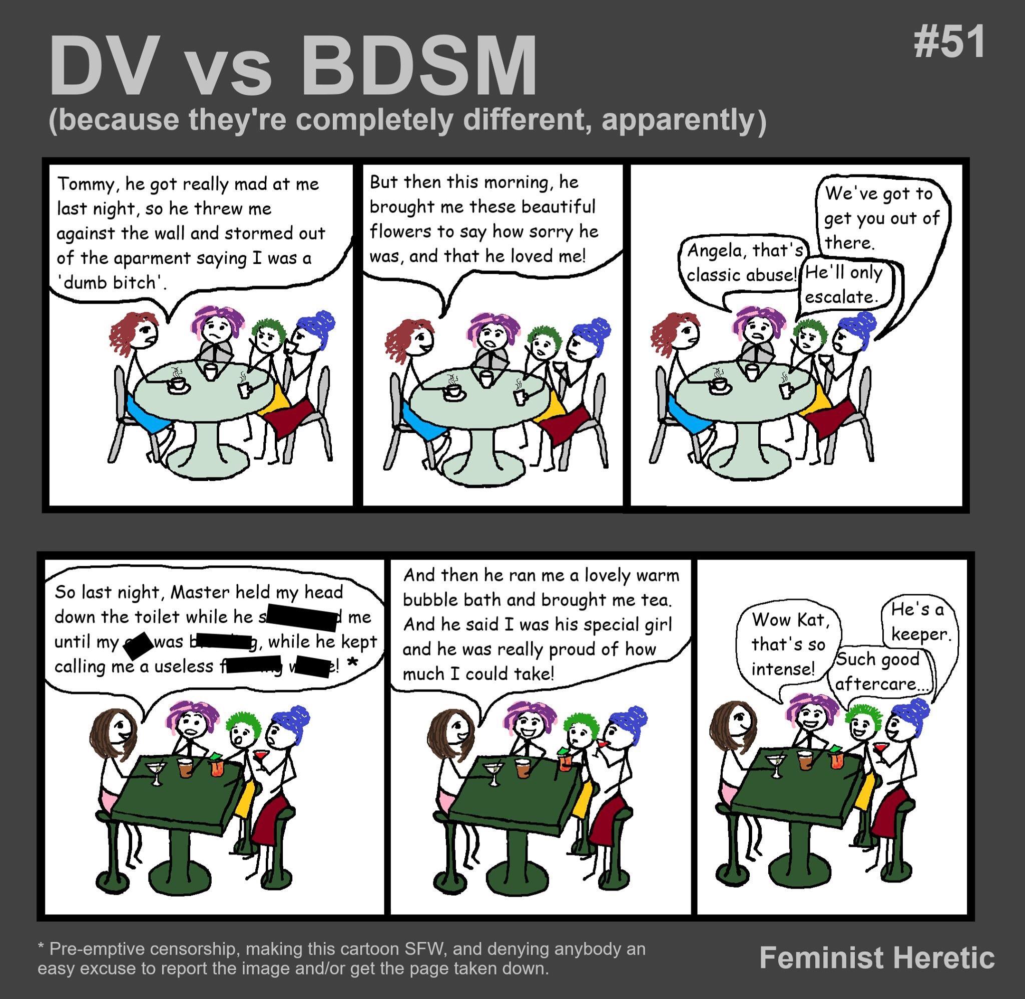 Domestic Violence vs. BDSM | Scrolller