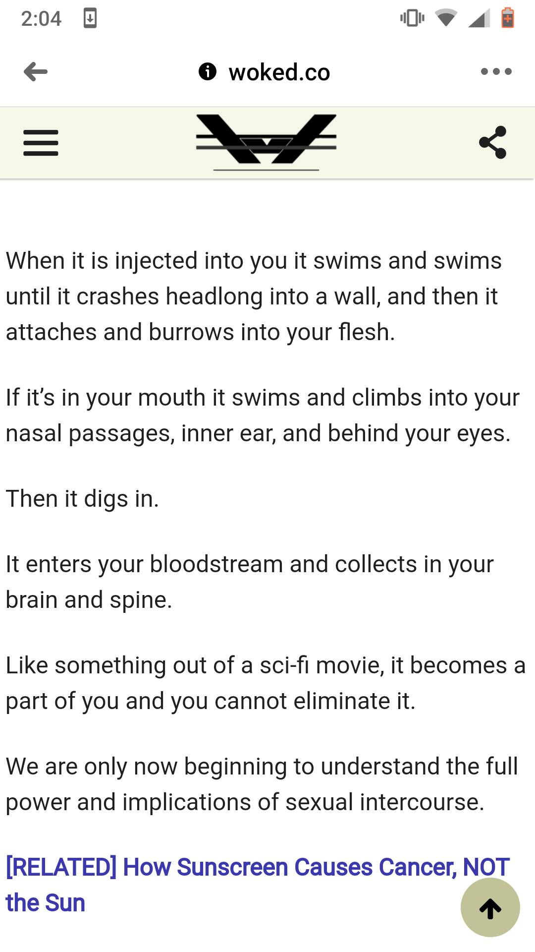 Apparently this is how sperm work. | Scrolller