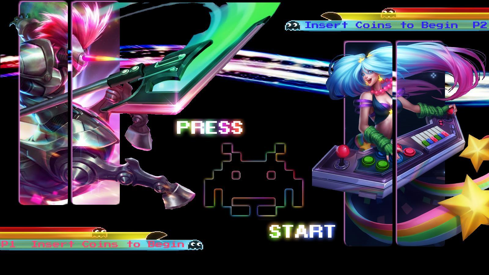 Arcade Sona and Arcade Hecarim [1600x900] | Scrolller