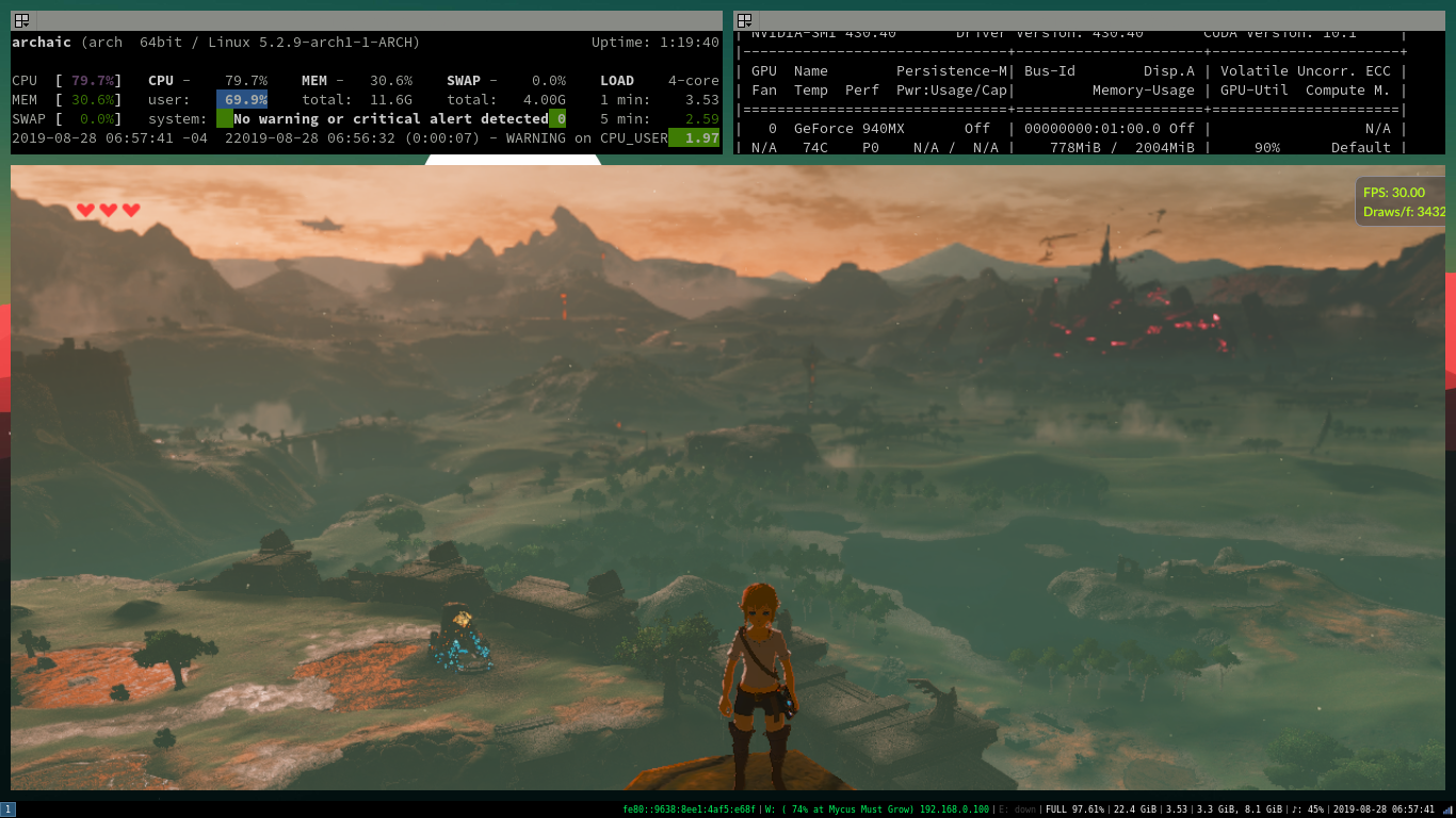 ArchLinux + i3wm + nvidia-xrun | Scrolller