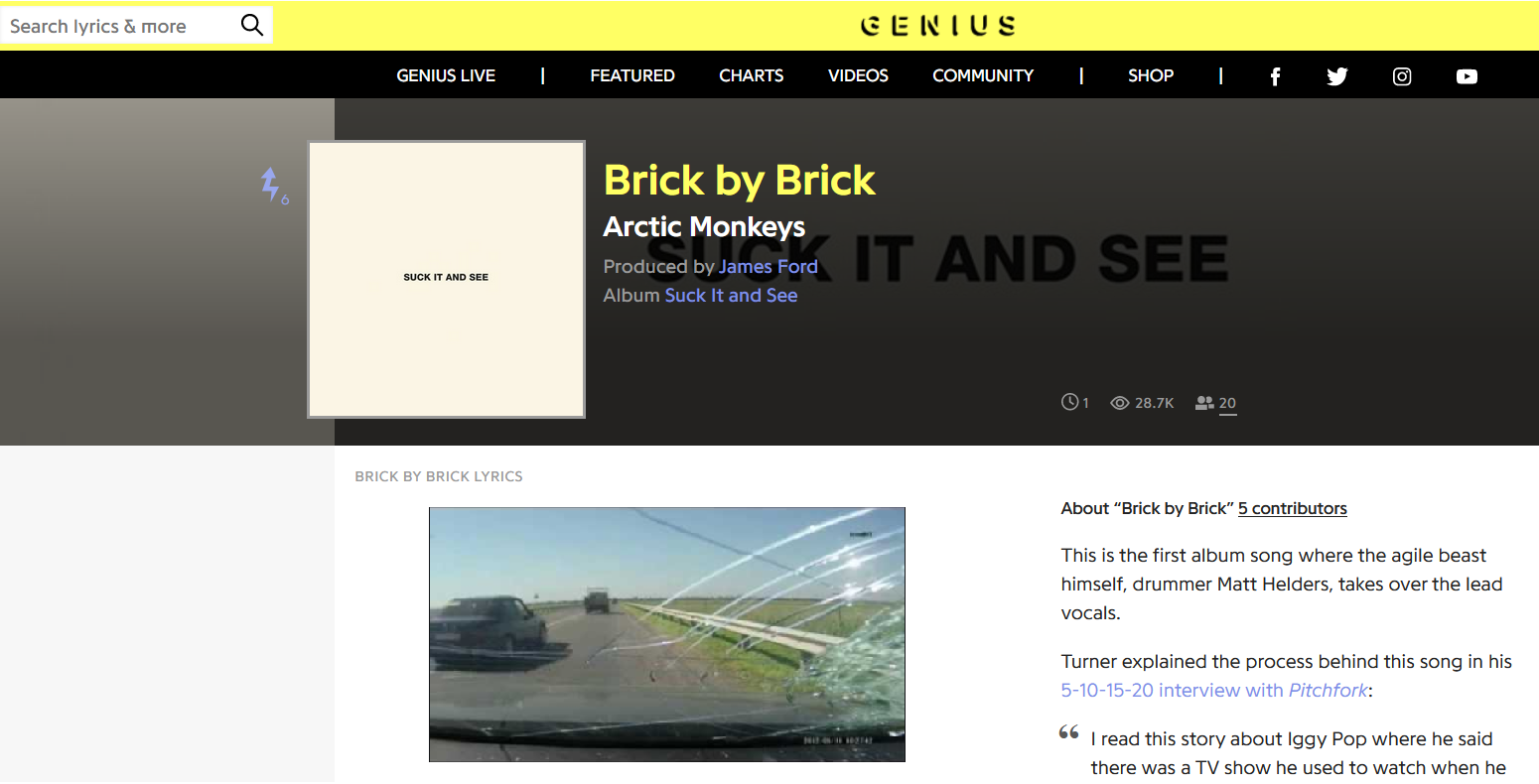 Arctic Monkeys - Brick by Brick | Scrolller
