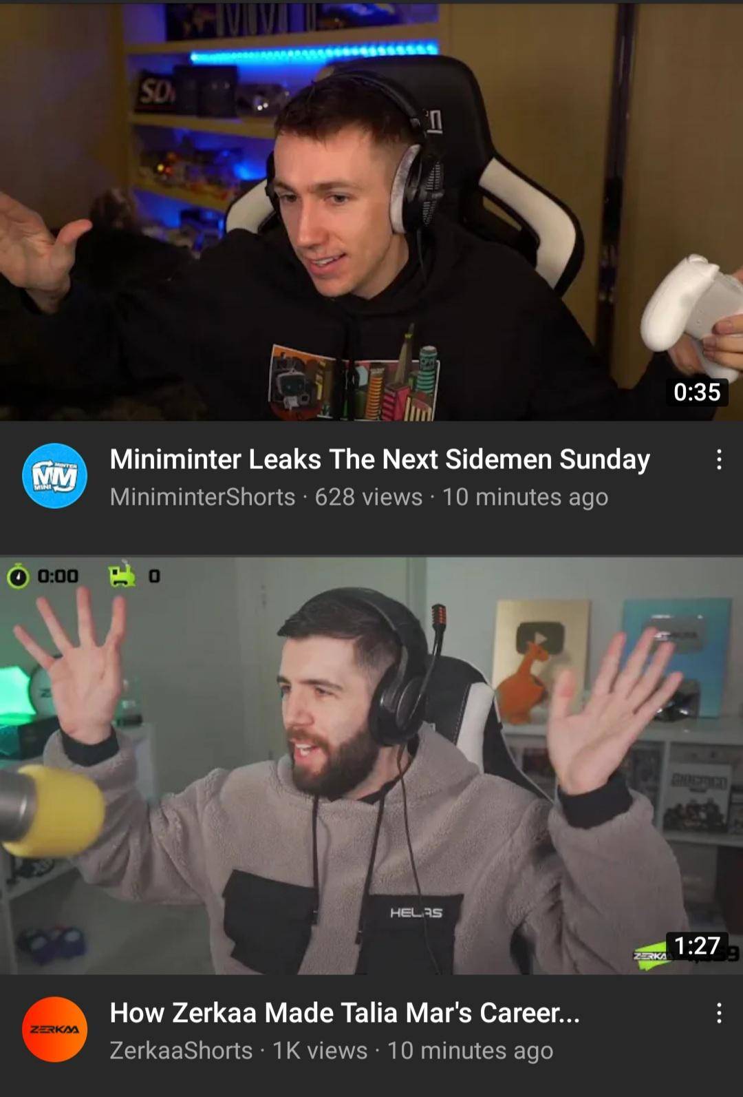 Are you both psychic? Both are doing W2S signature move and posting at the same time. | Scrolller