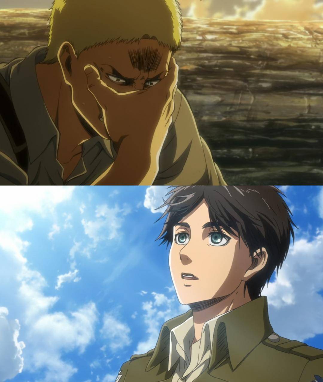 are you Reiner or Eren waiting for the final chapter? | Scrolller