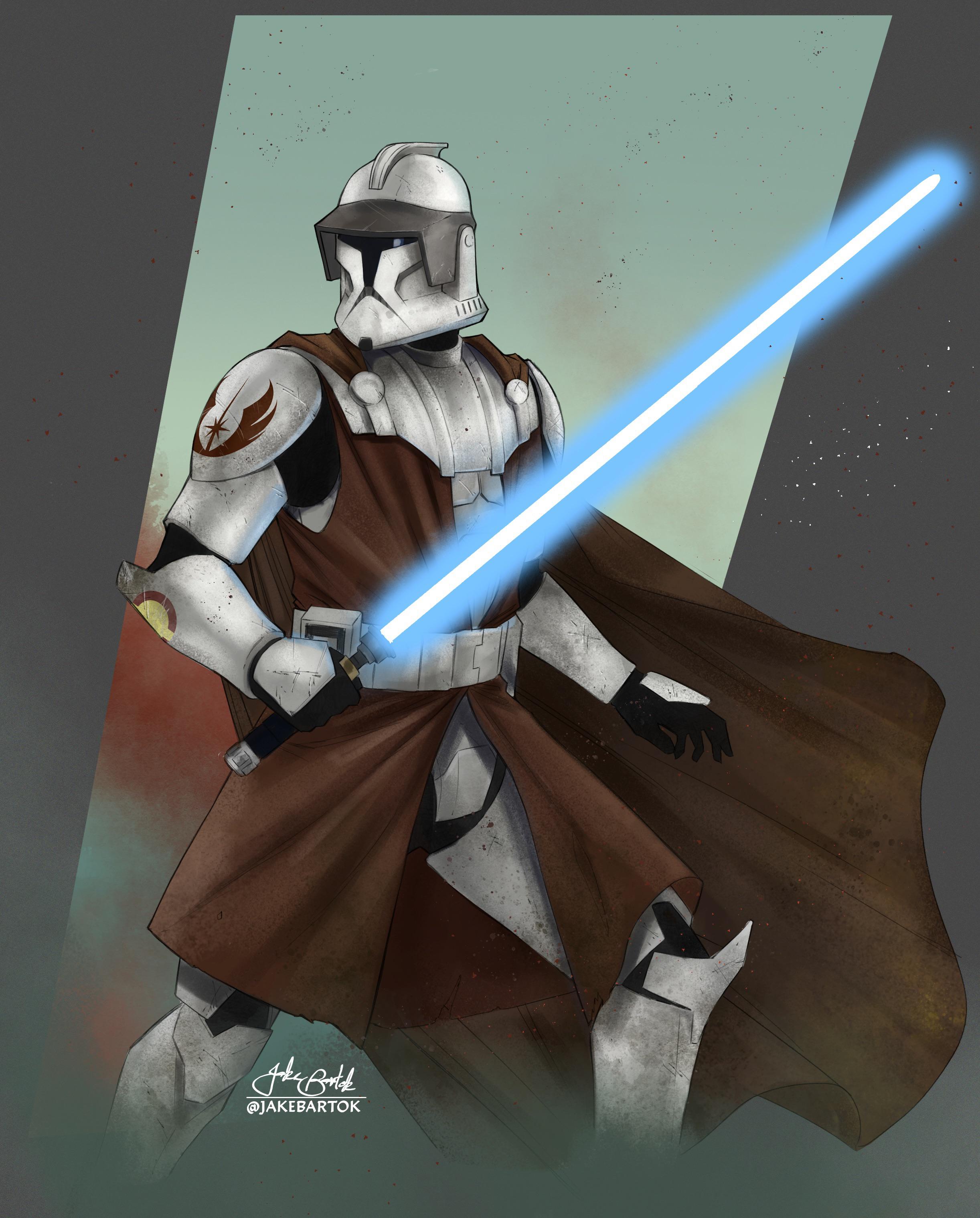 Art (by me) inspired by Obi-Wan’s 2003 Clone Wars look. | Scrolller