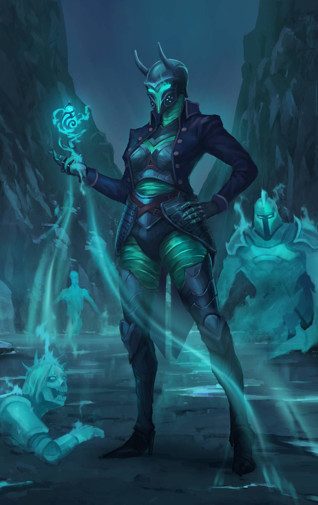 [ART][OC] Vie, the haunted armour | Scrolller