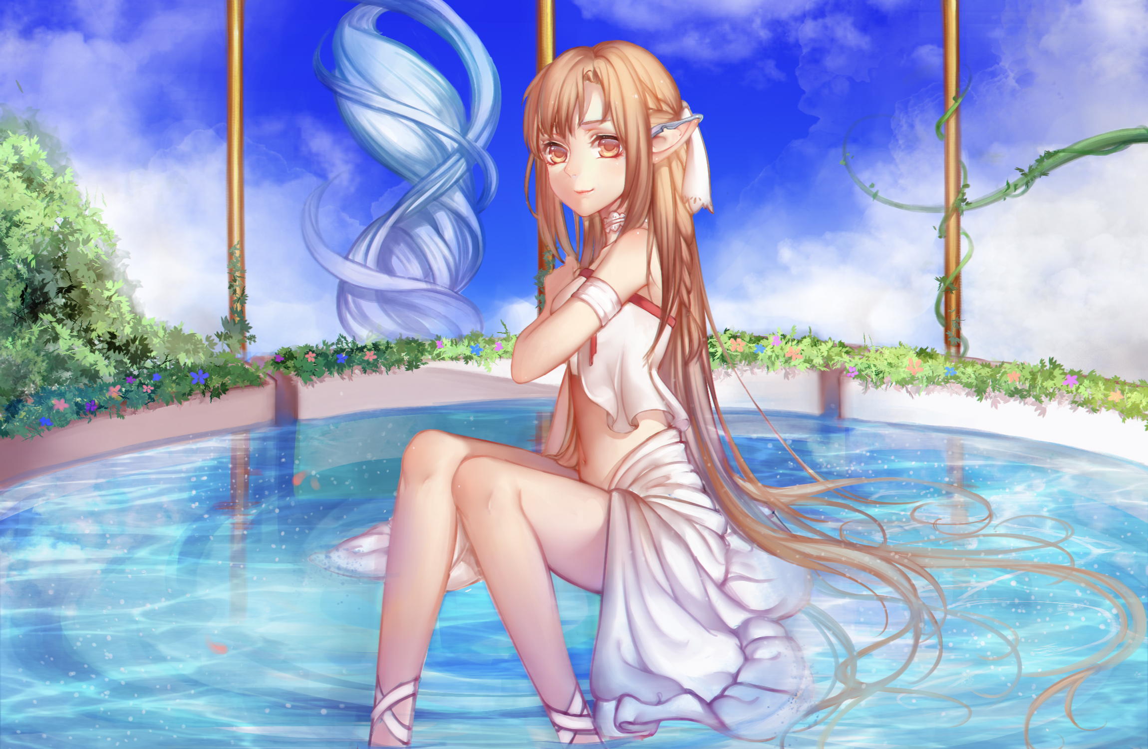 [Art] Titania Asuna in shallow Pool | Scrolller