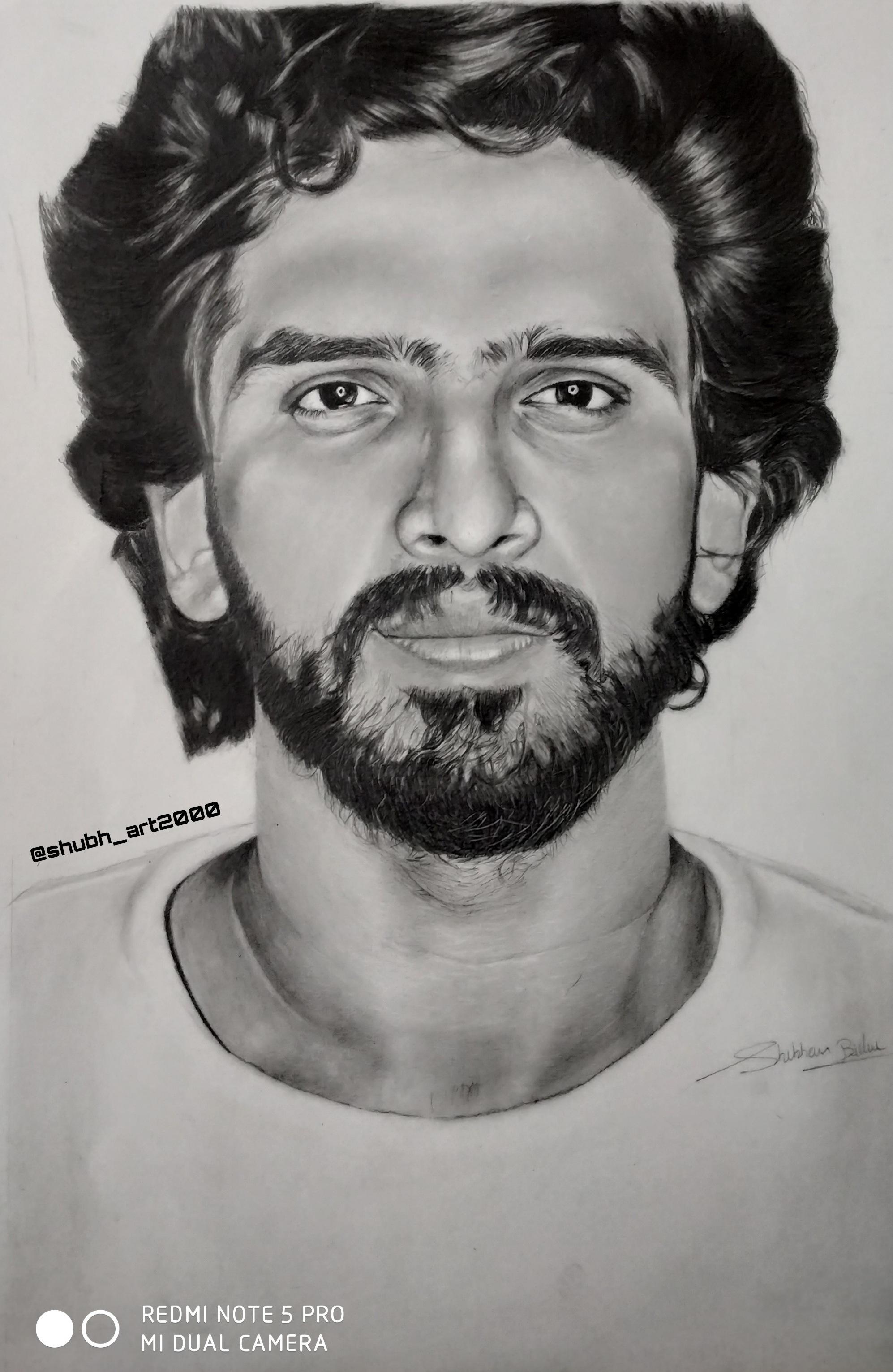 Art Work Of Amaal Malik, me, graphite, 2021 | Scrolller