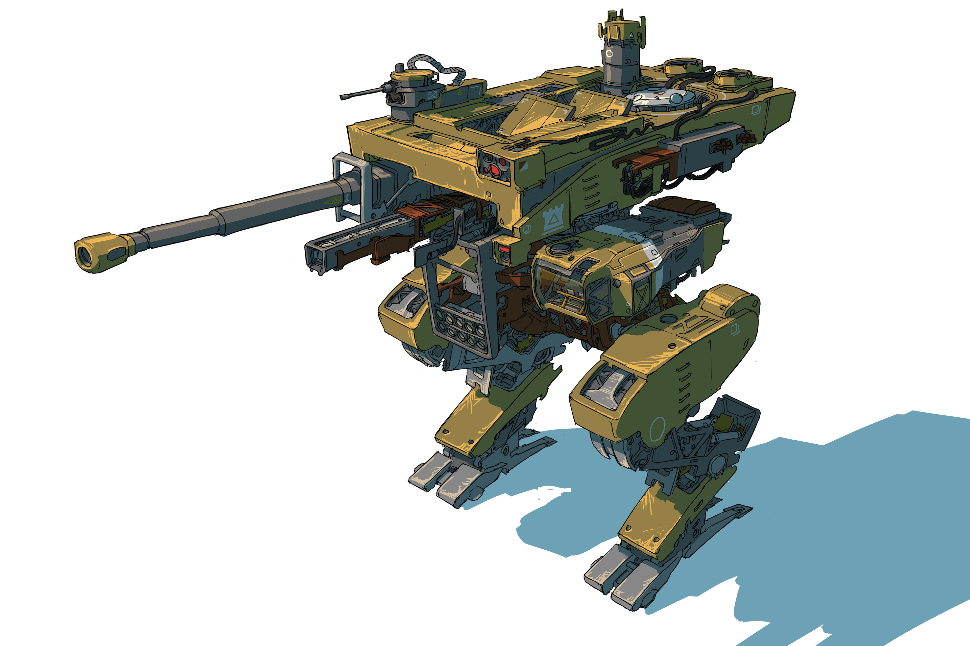 Artillery Mech by Tae Un Ryu | Scrolller