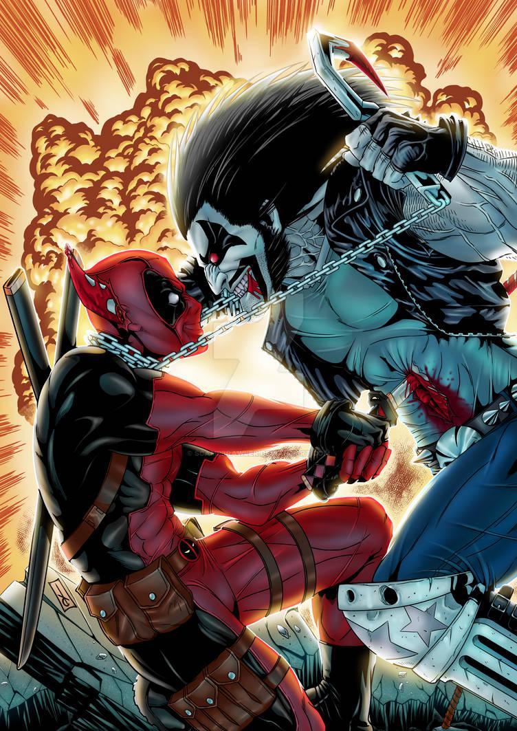 [Artwork] Deadpool vs Lobo by scampbrawler | Scrolller