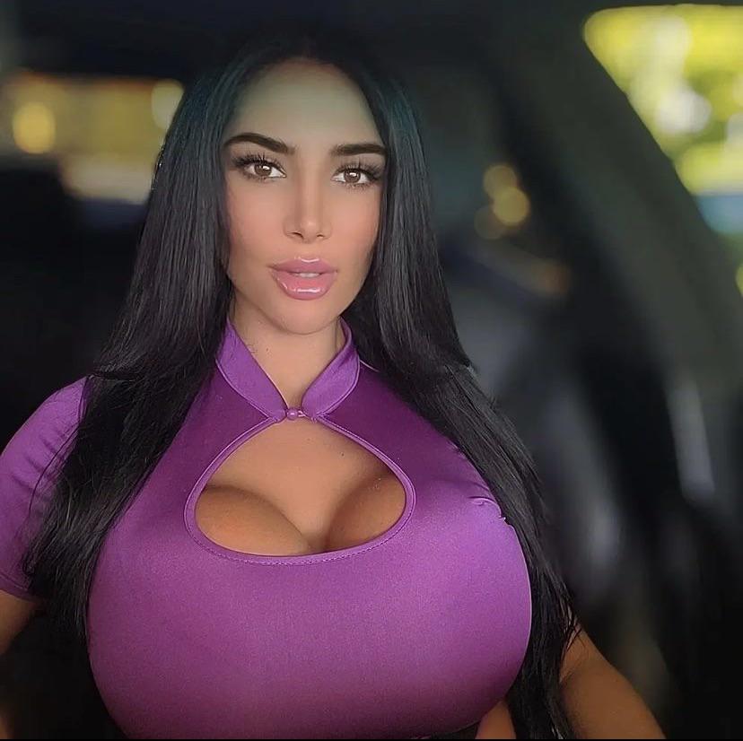 Ashten stuffing her 1500ccs in a tight dress | Scrolller