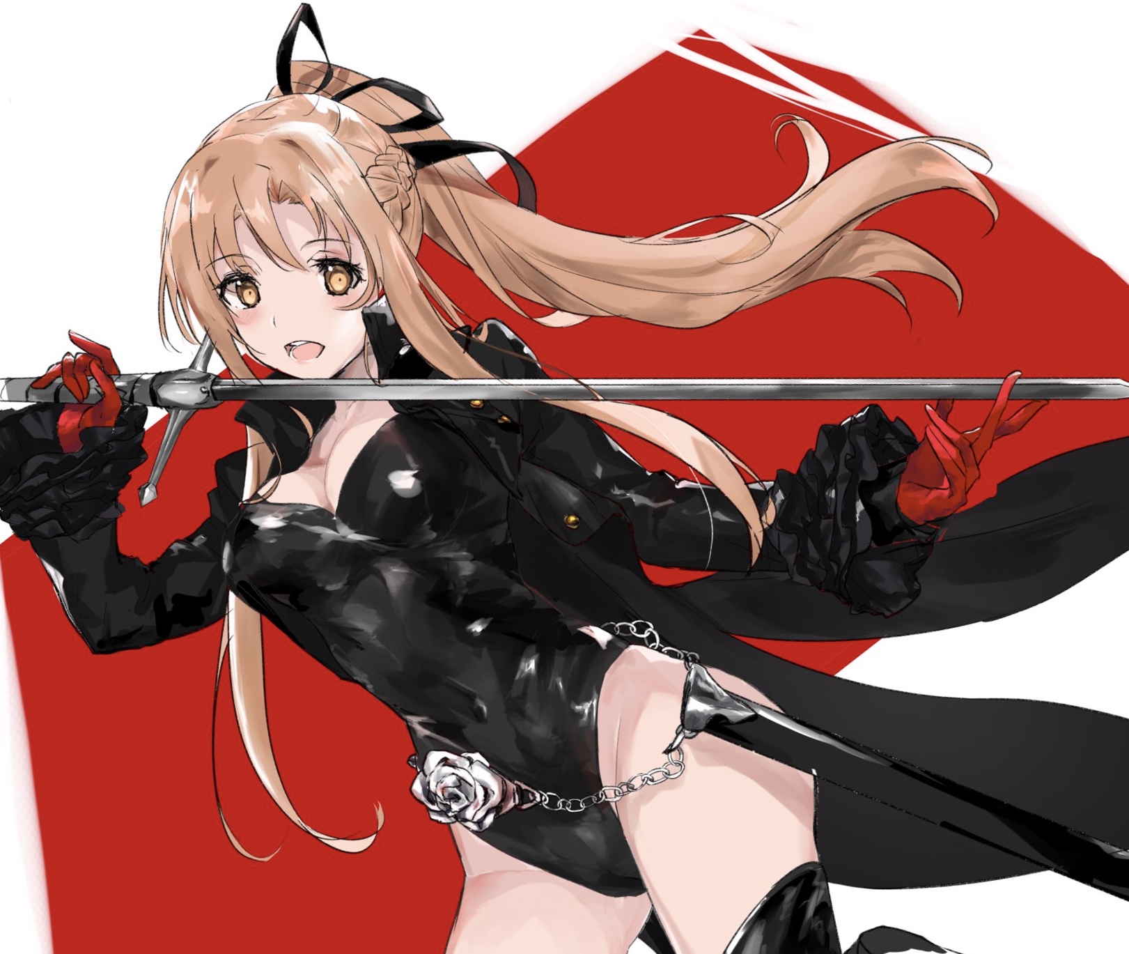 Asuna dressed as Kasumi from Persona 5 Royal | Scrolller