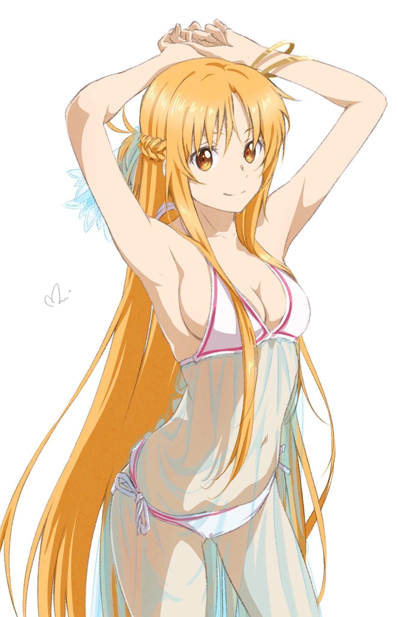 Asuna in a swimsuit | Scrolller