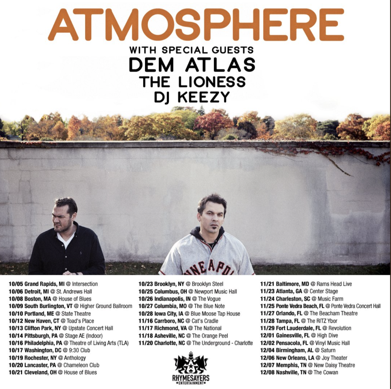 ATMOSPHERE 2018 TOUR | Scrolller