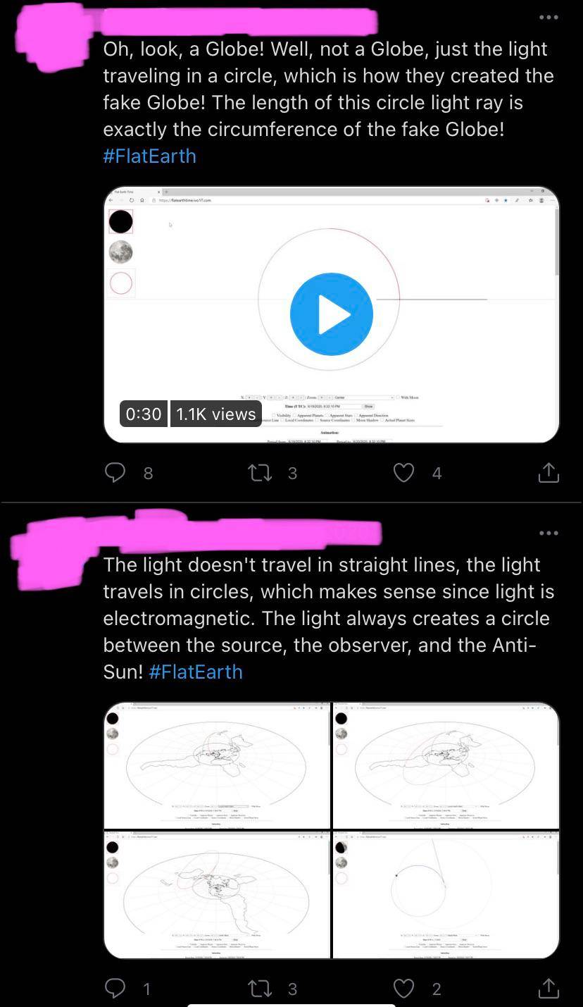 Attack Of Flat Earth Twitter: Anti-Sun (A Hypothetical Star Made Of Anti-Matter) Edition | Scrolller