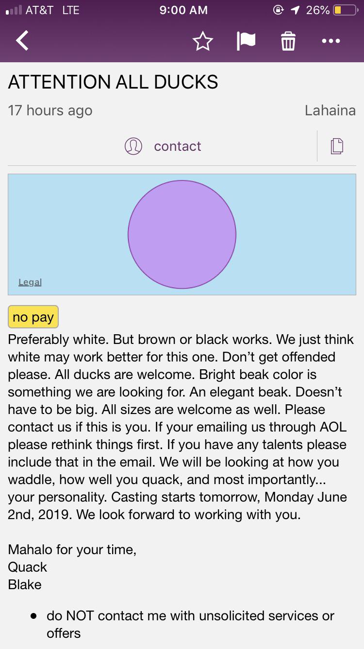 ATTENTION ALL DUCKS | Scrolller