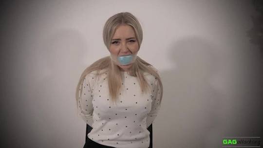 Aubrey - Clear Tape Gagged MP4 HD | Scrolller