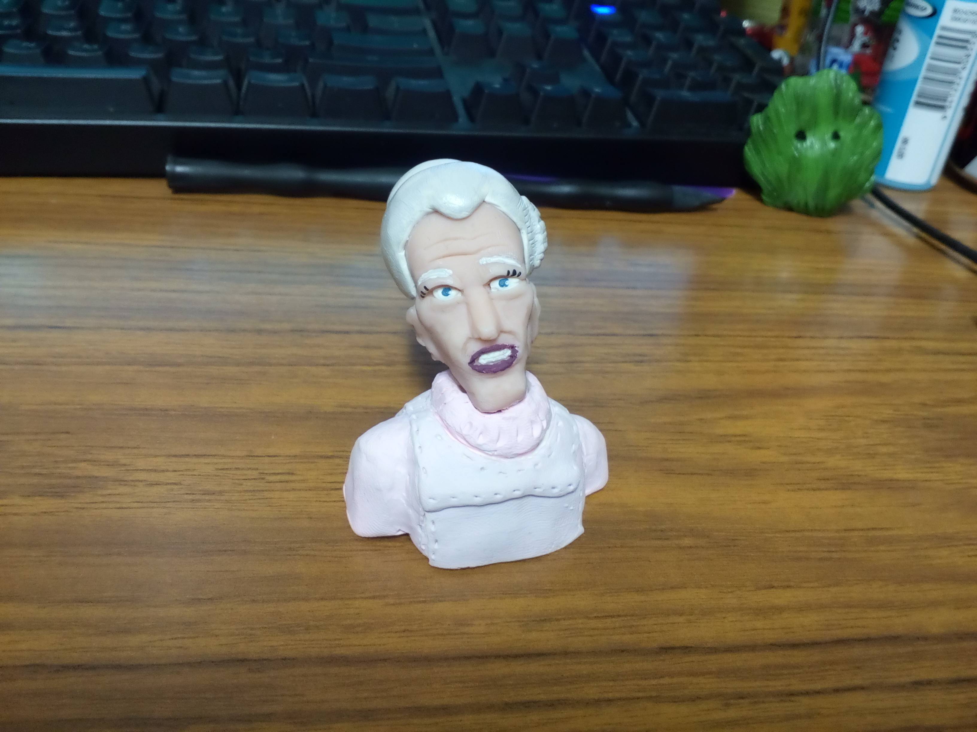 Aunt May I made you out of clay | Scrolller