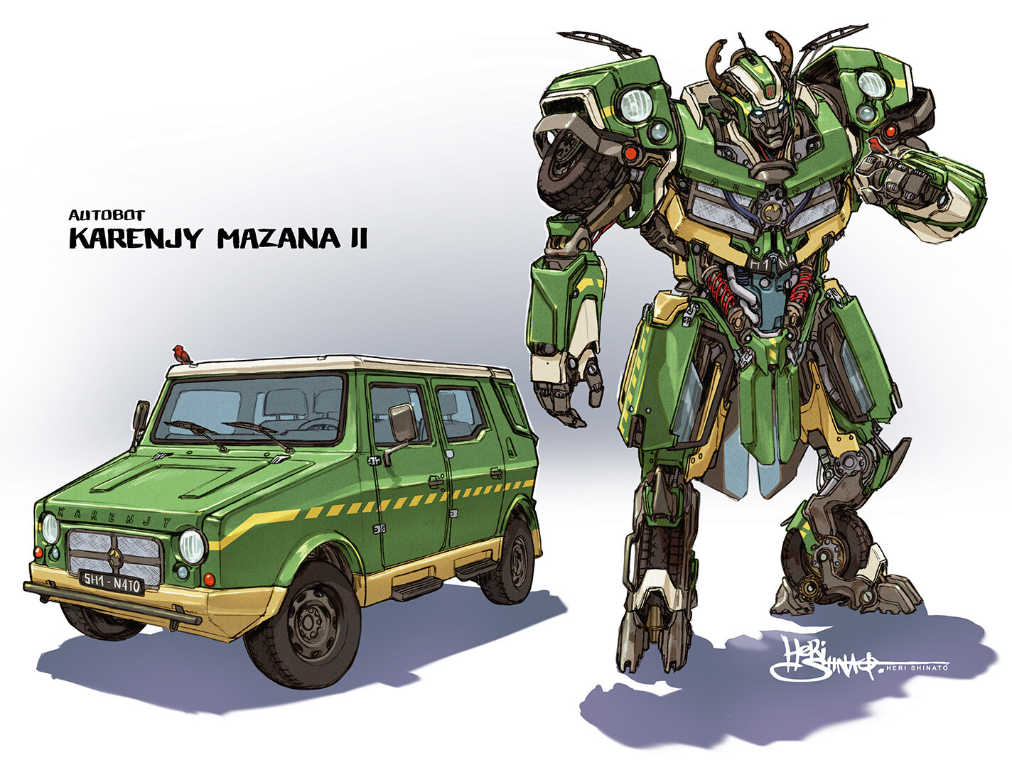 Autobot Mode by Heri Shinato | Scrolller