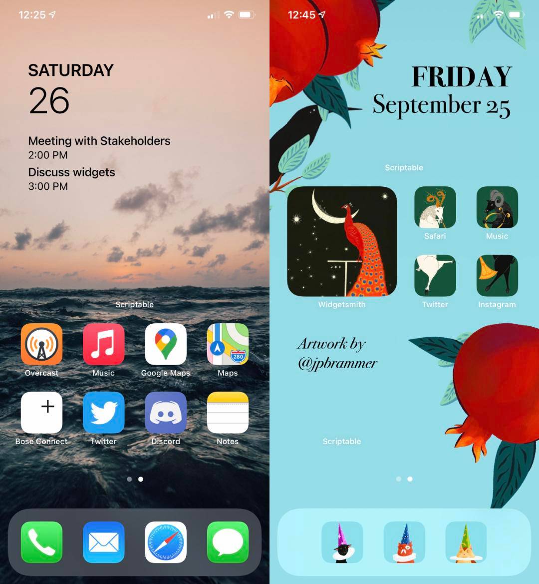 Automatically create "transparent" widgets with Scriptable (details in comments) | Scrolller
