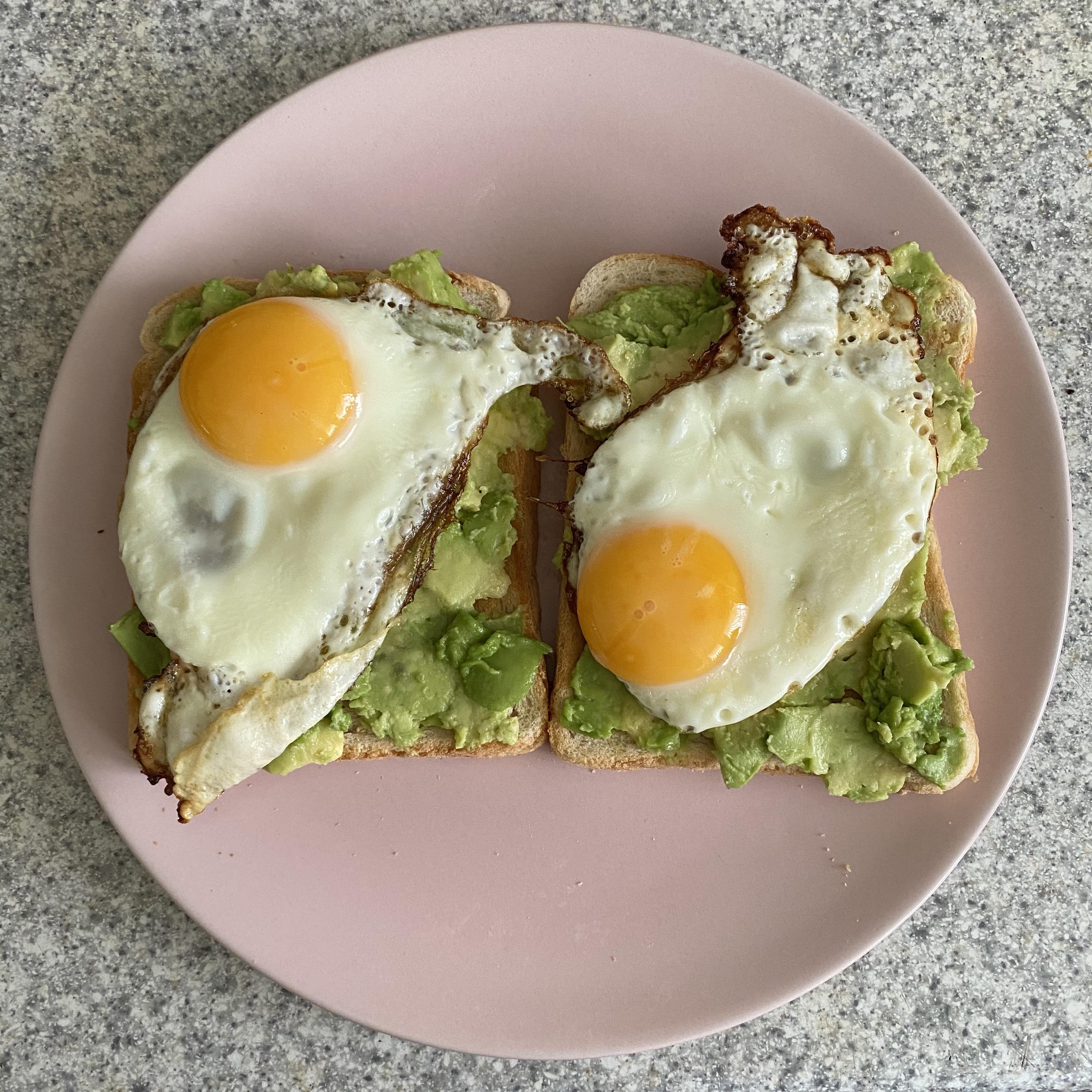 Avocado and egg on toast | Scrolller