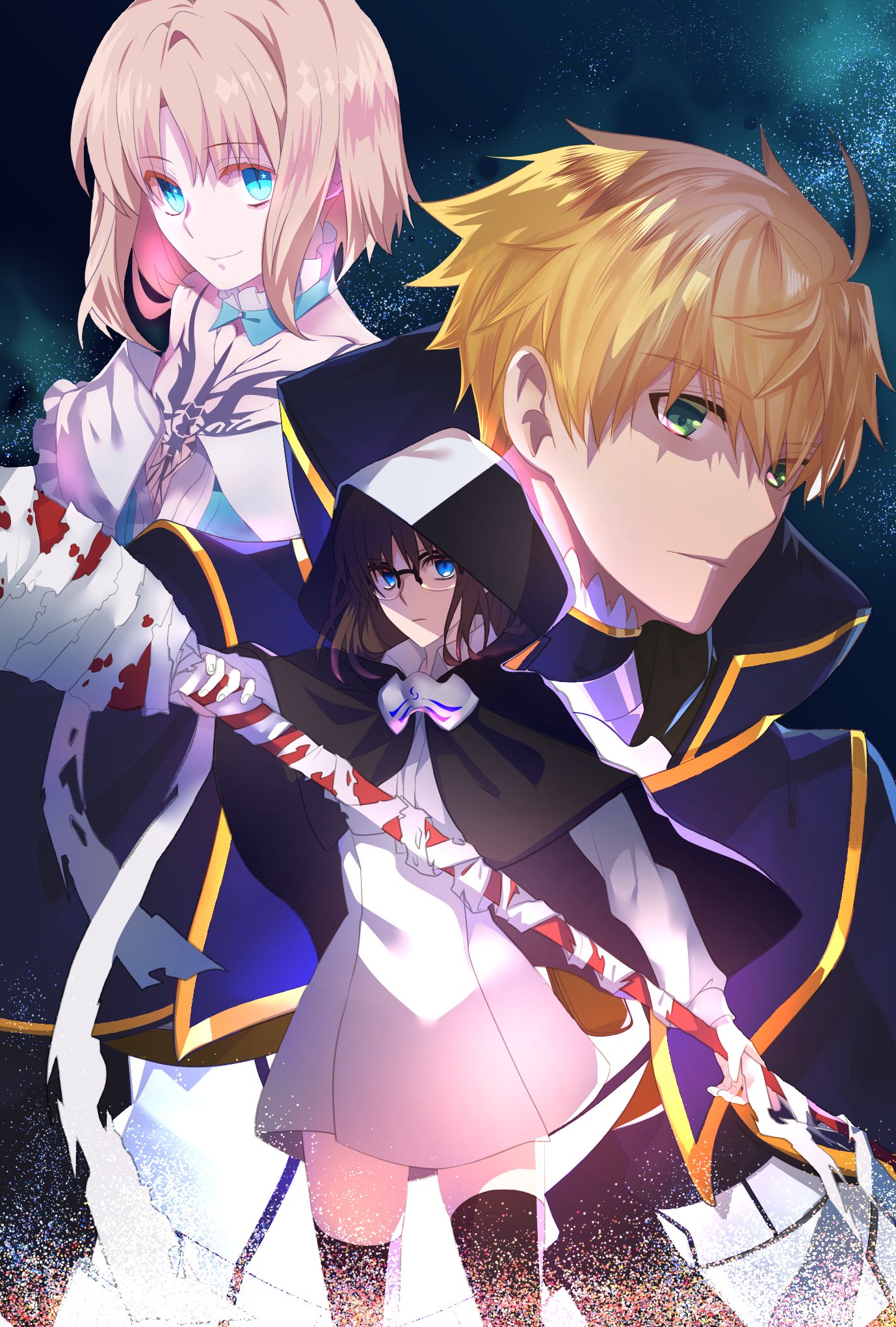 Ayaka Sajyou, Proto Saber & Manaka Sajyou - Fate/Prototype | Scrolller