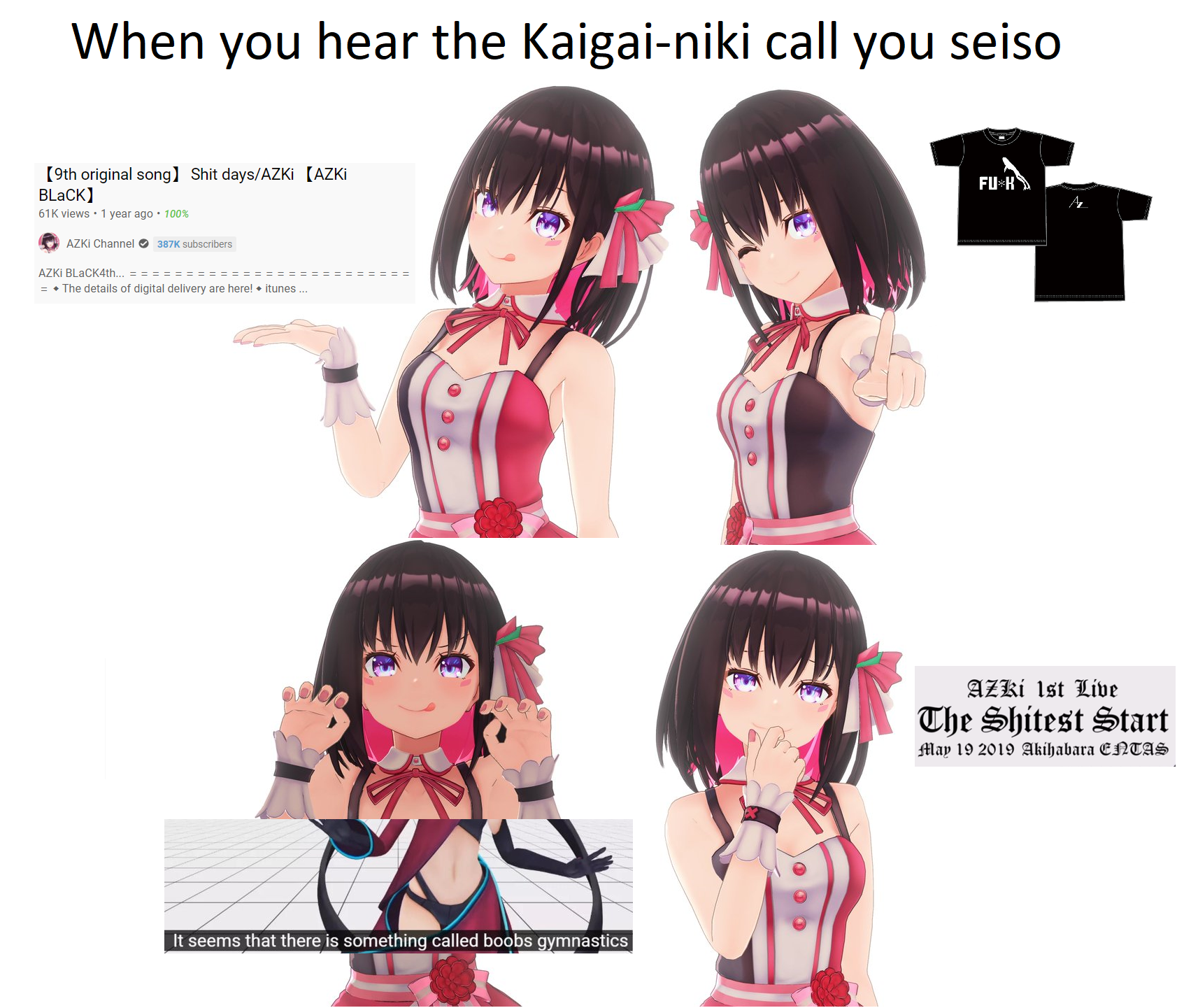 AZKi's Natural Seisoness. | Scrolller