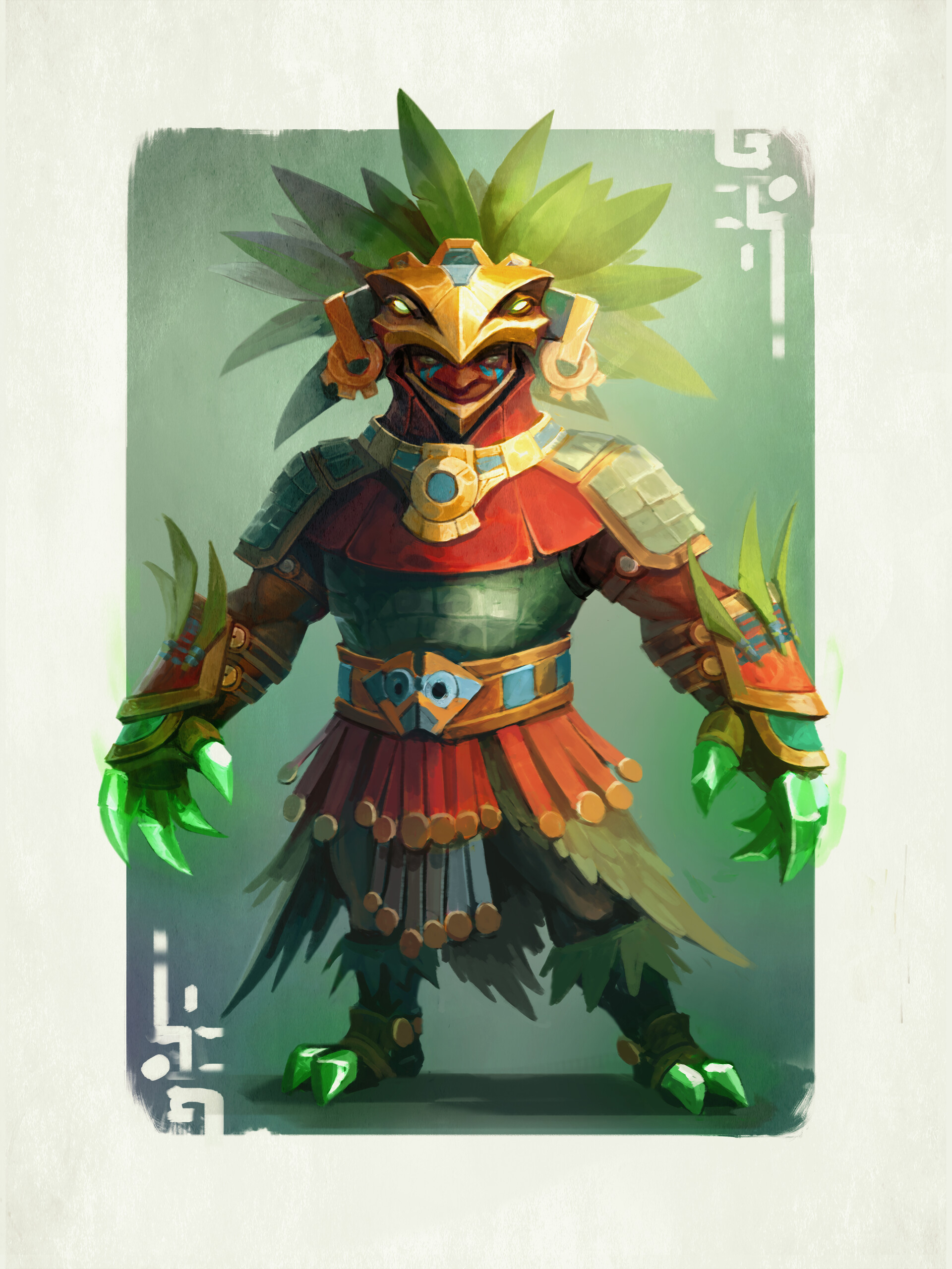 Aztec warrior by Yasen Stoilov | Scrolller