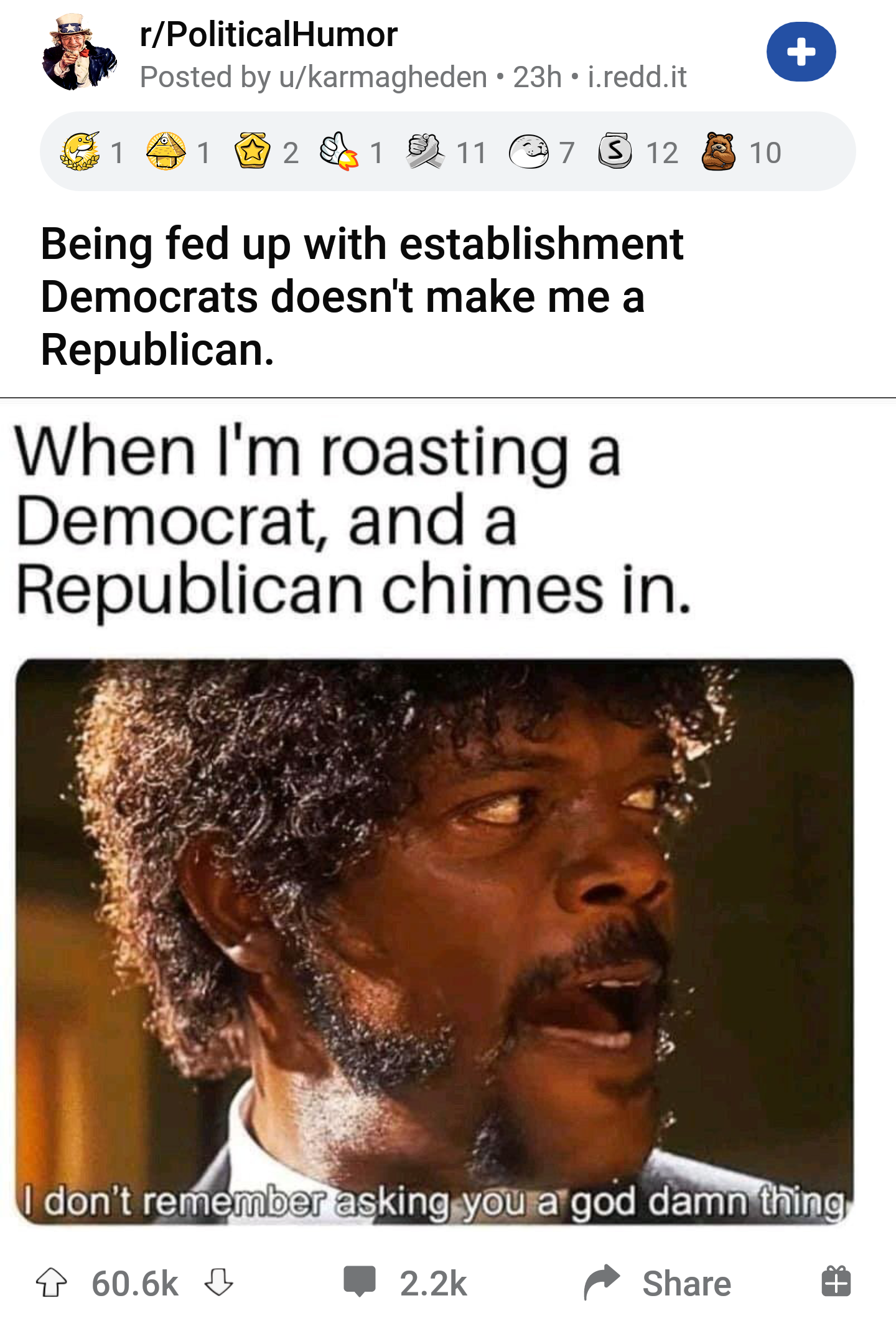 B-Based political humor?! | Scrolller