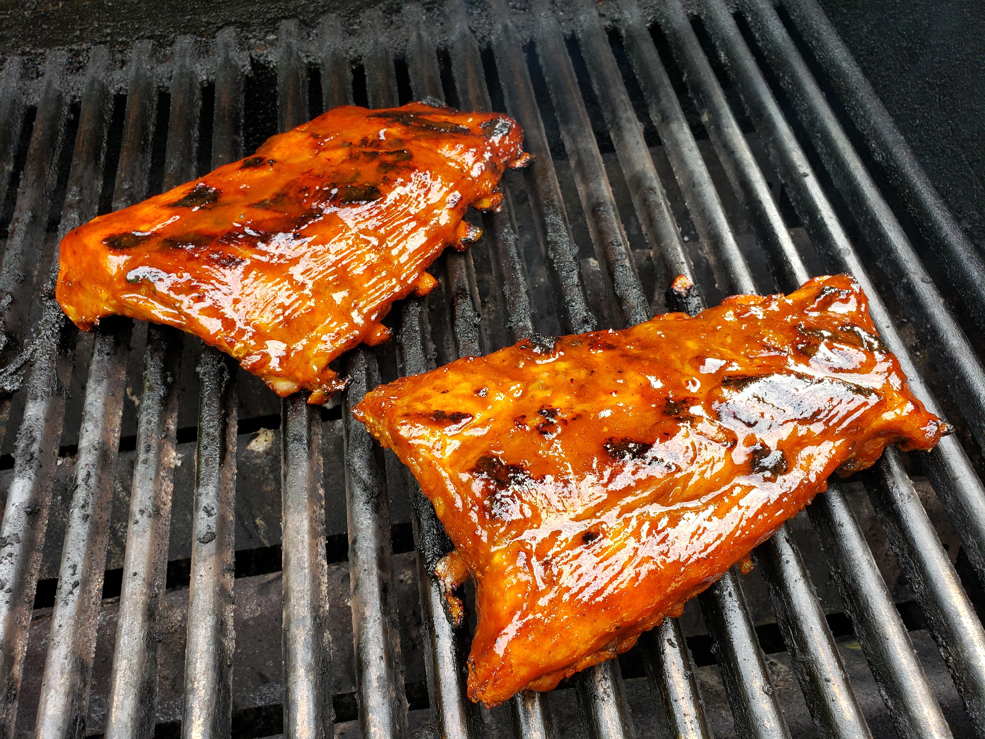 Baby back ribs on the grille | Scrolller