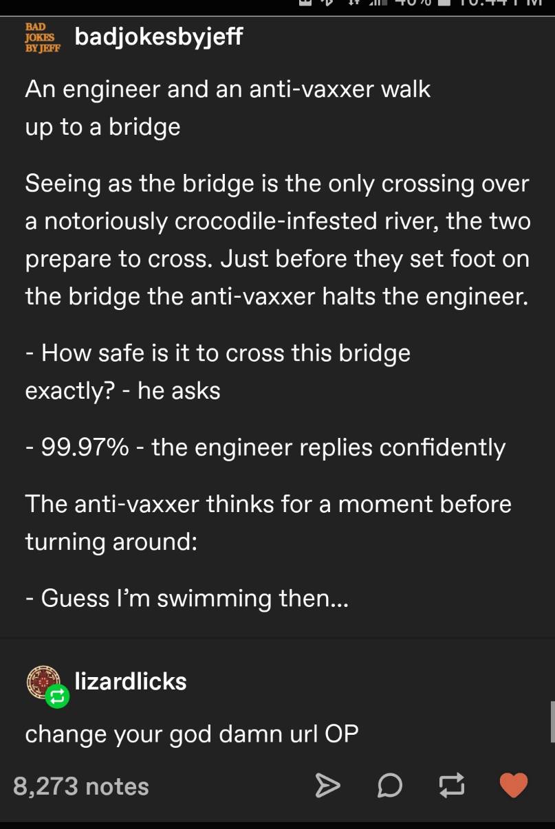 Bad joke good analogy | Scrolller