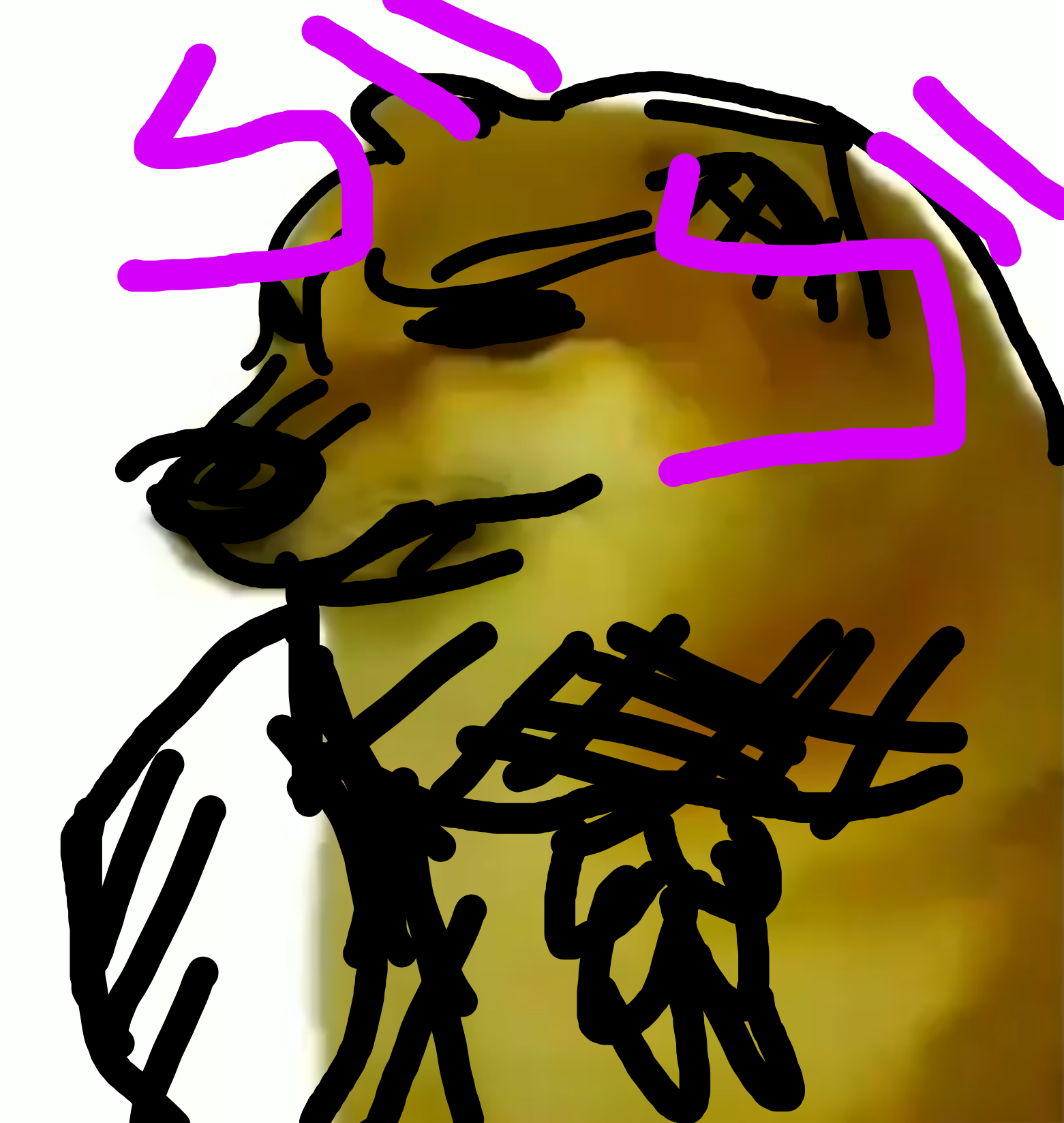 Badly drawing meme's into the JoJo style part one: | Scrolller