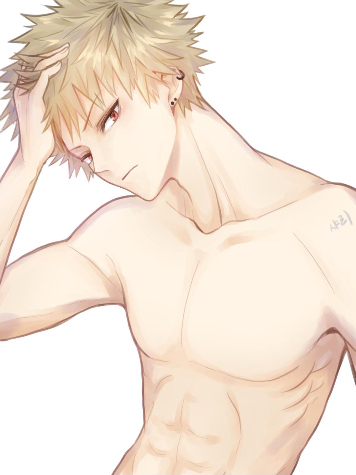 Bakugo with pierced ears 😍 | Scrolller
