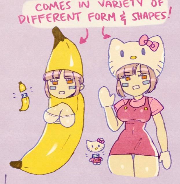 Banana and hello kitty USBs [Blue the bone] | Scrolller