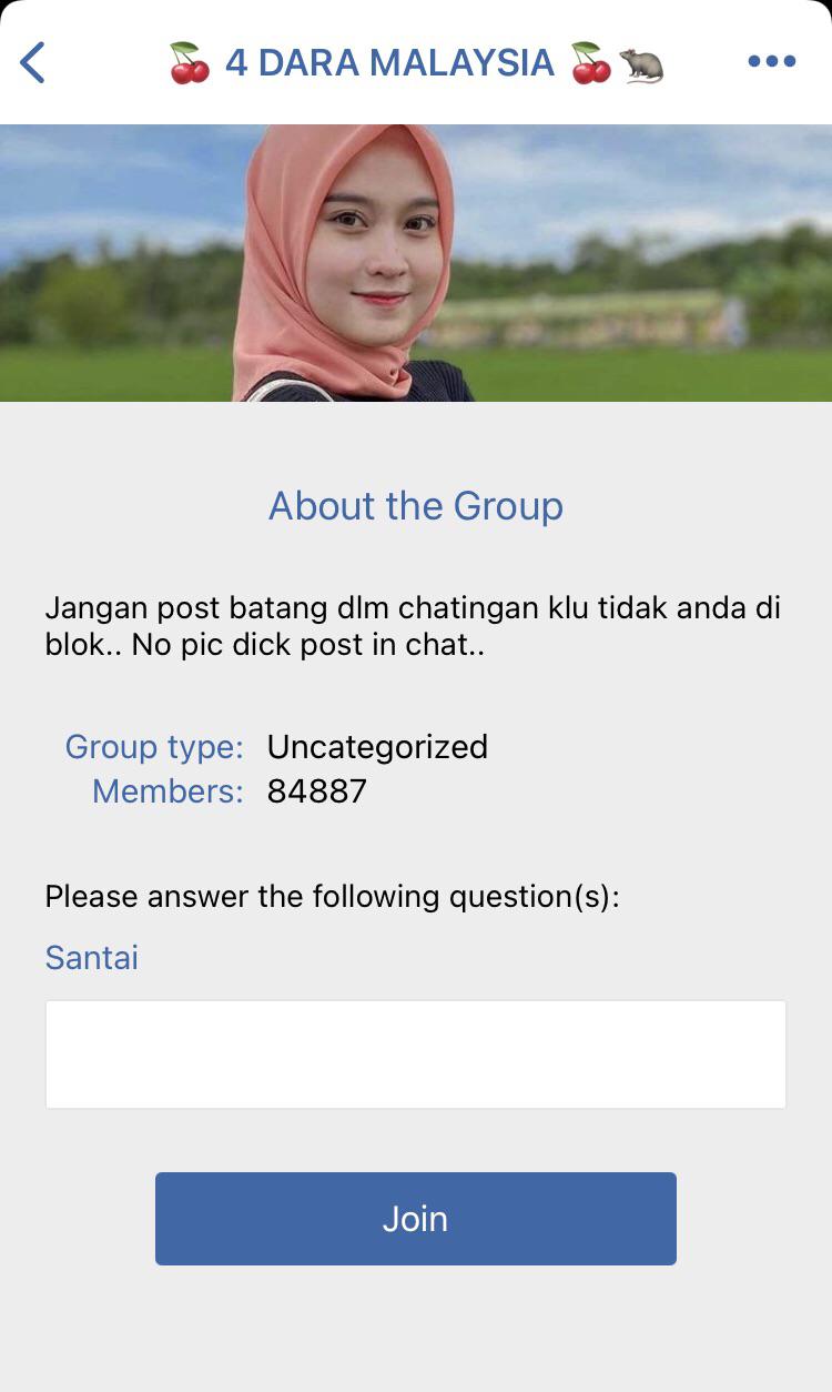 Bantuan faptain.. sape tau kod utk masuk group mewe ni | Scrolller