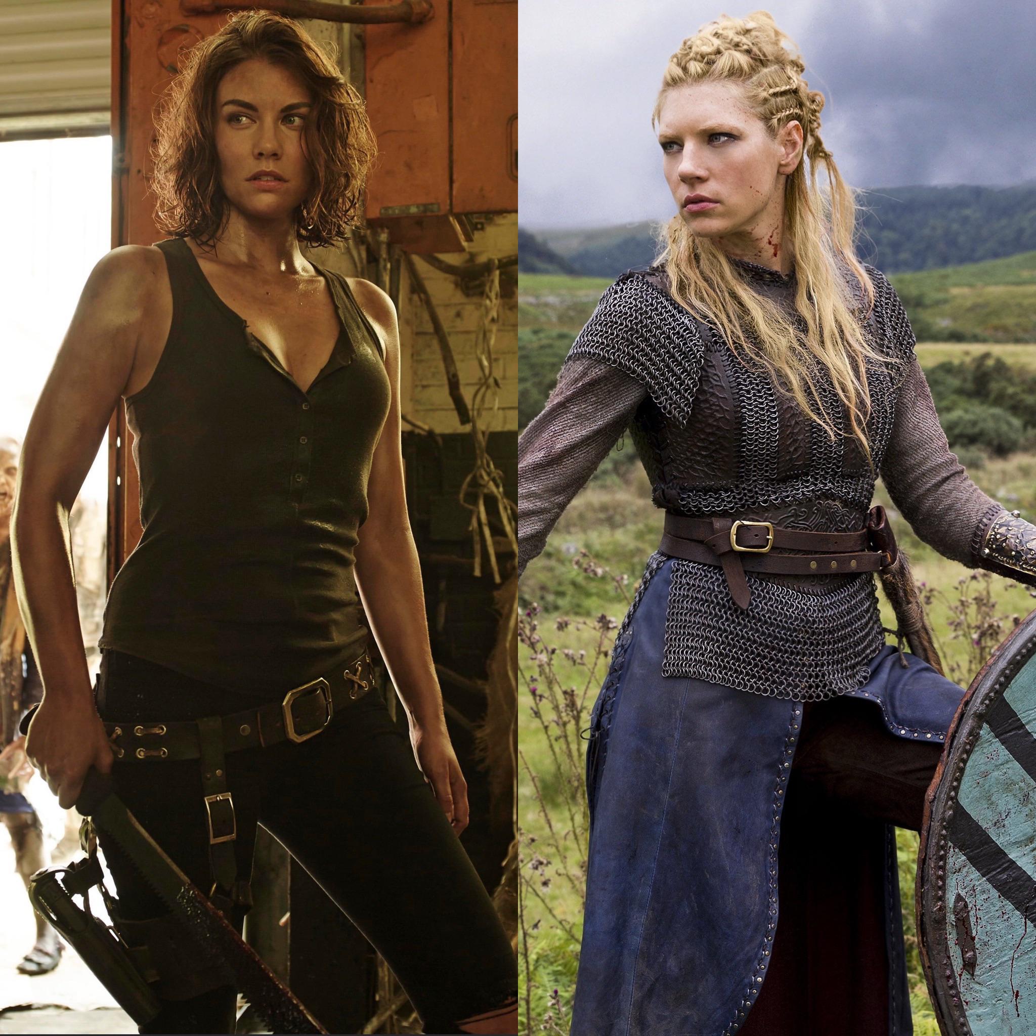 Battle of the Characters: Lauren Cohan (Maggie) vs Katheryn Winnick (Lagertha) | Scrolller
