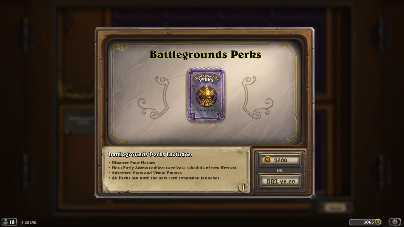 Battleground Perks now available separately for 2000 gold | Scrolller