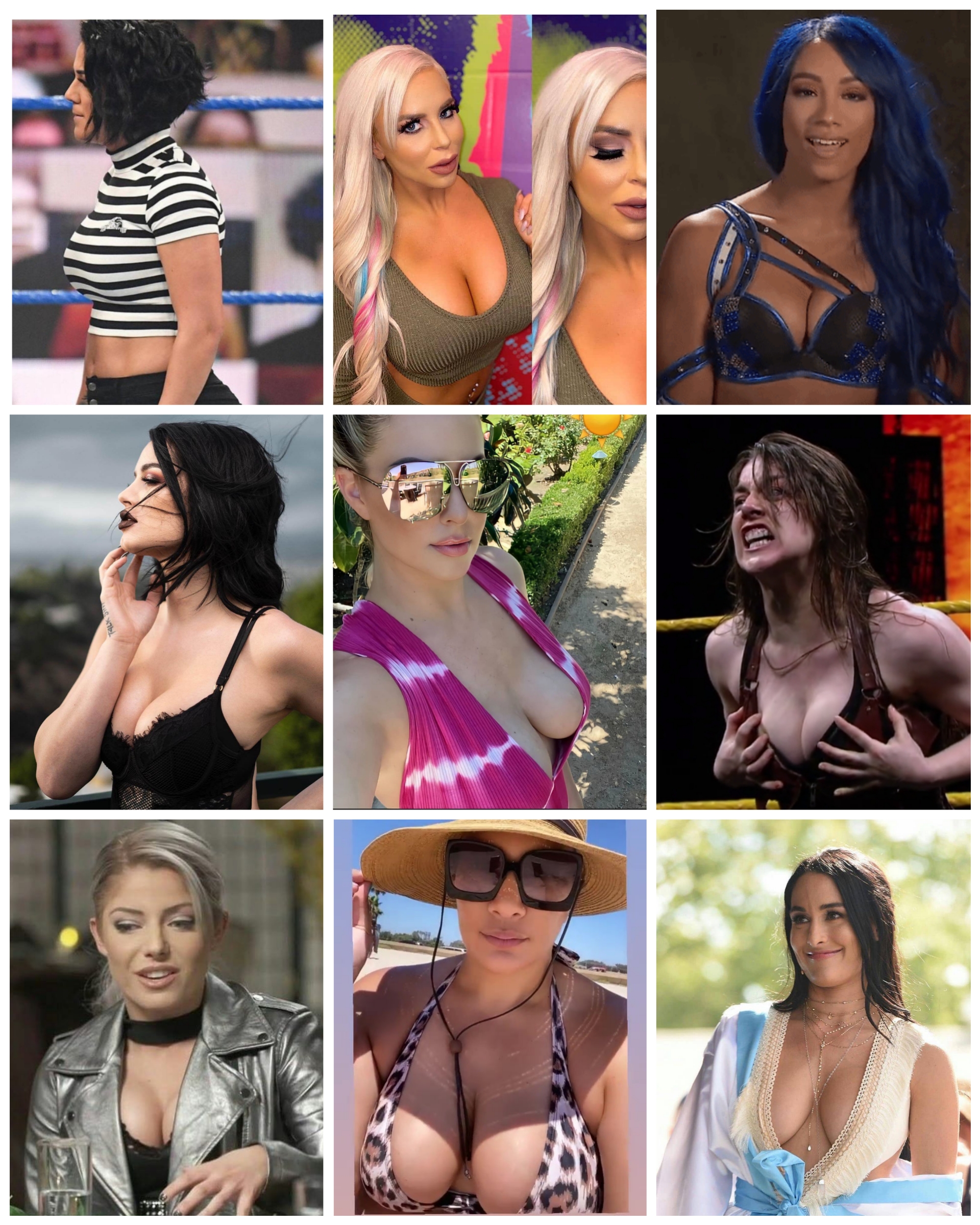 Bayley, Dana Brooke, Sasha Banks, Paige, Maryse, Niki Cross, Alexa ...