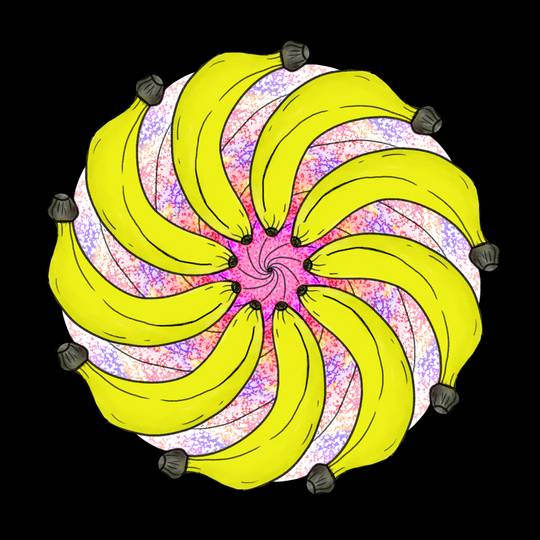 Be hypnotized by BANANO [OC mandala I made] | Scrolller