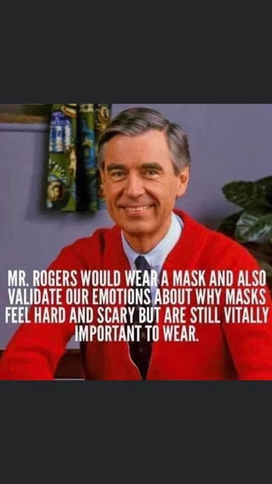 Be like Mr. Rogers. | Scrolller
